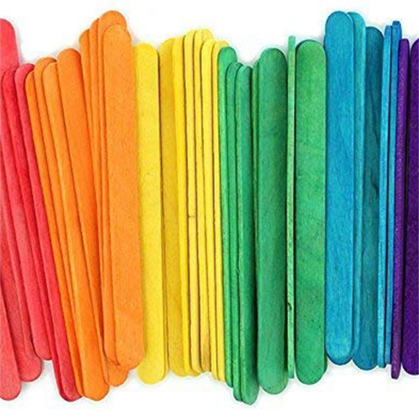 #29 Colorful Popsicle Sticks For Crafts Large Colo... – Vicedeal