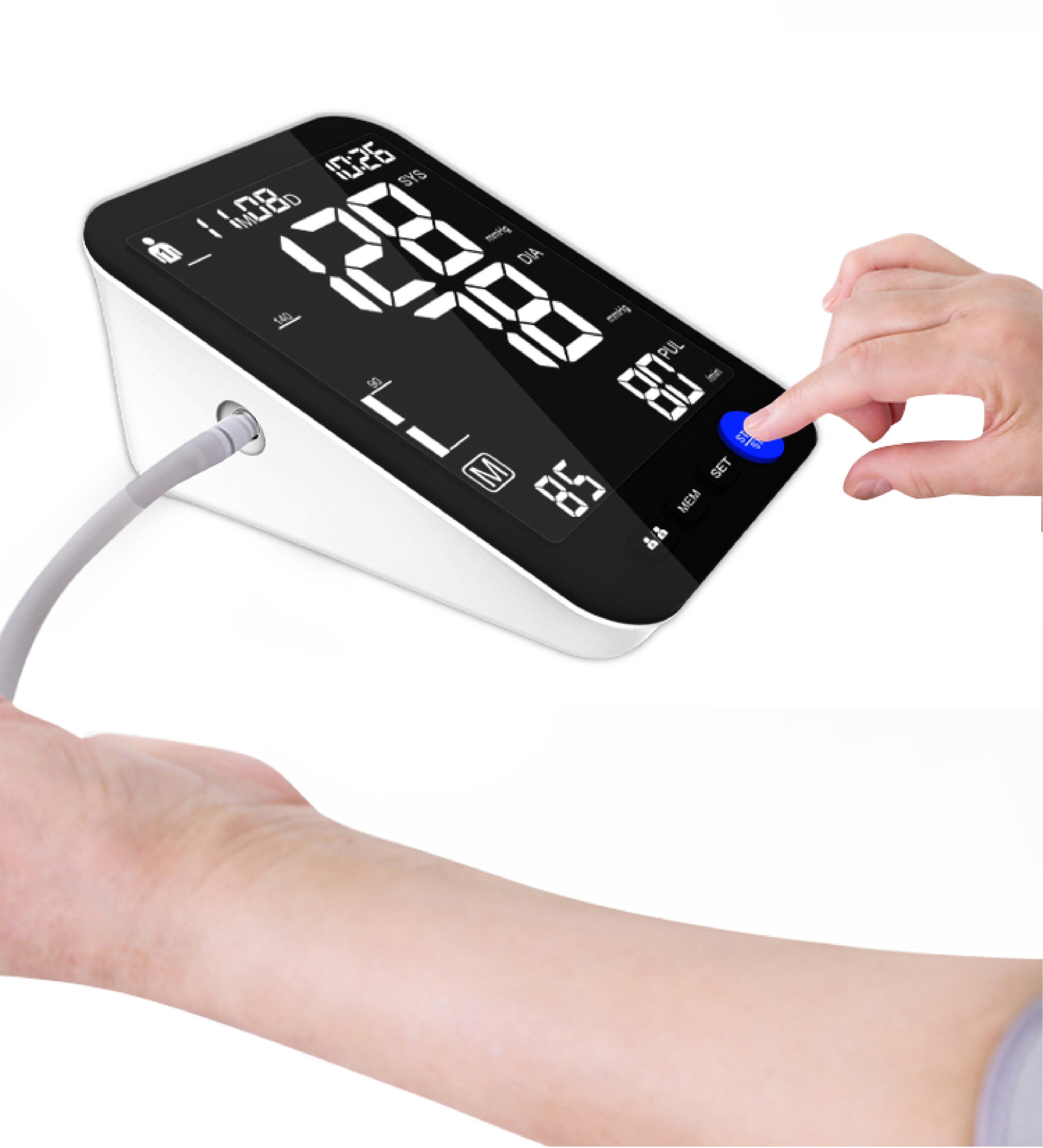 Upper Arm Blood Pressure Monitor Smart Sphygmomano... – Vicedeal