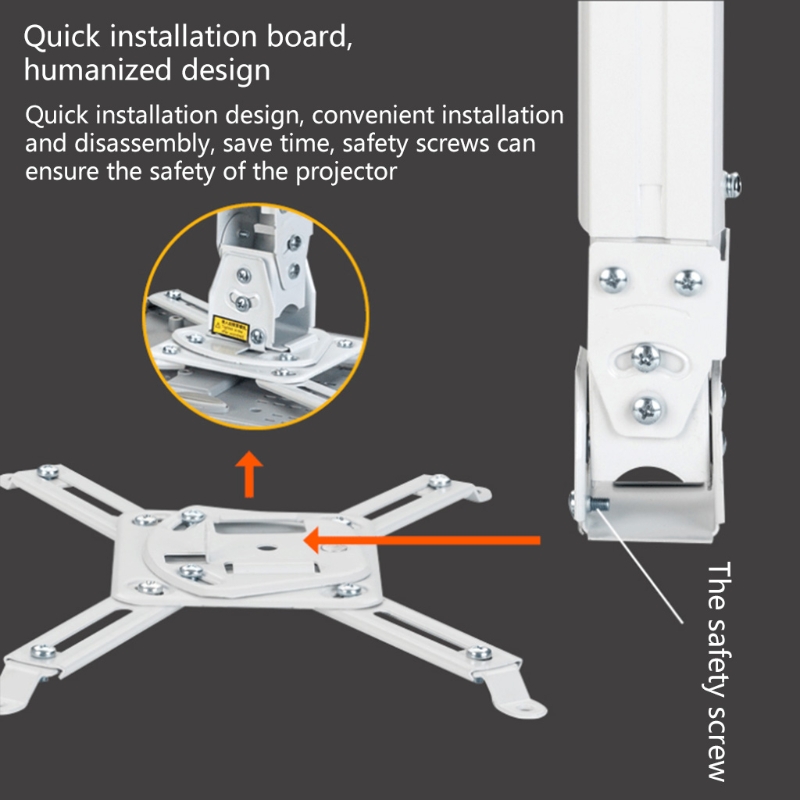 Universal Ceiling Projector Mount Bracket with Adj... – Grandado