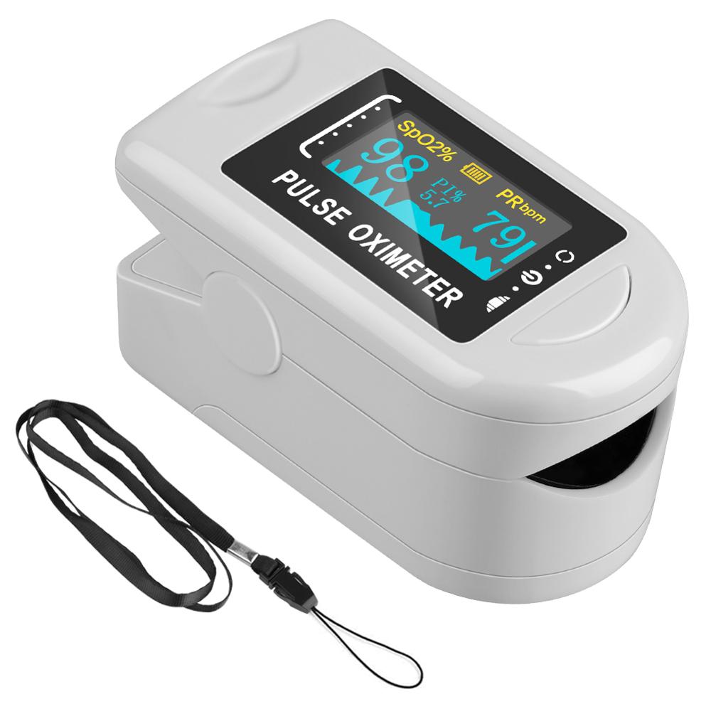 Draagbare Vinger Pulsoxymeter Bloed Zuurstof Harts... – Vicedeal