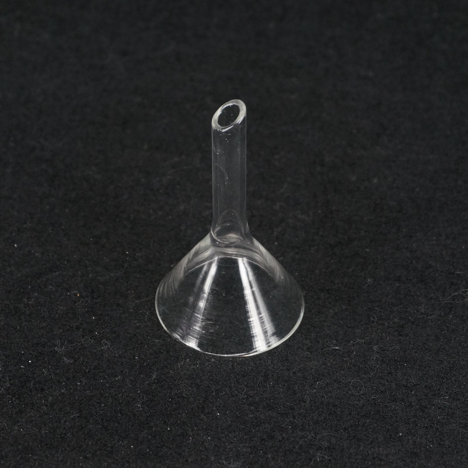 40mm Transparent Short Stem Glass Triangle Funnel ... – Vicedeal