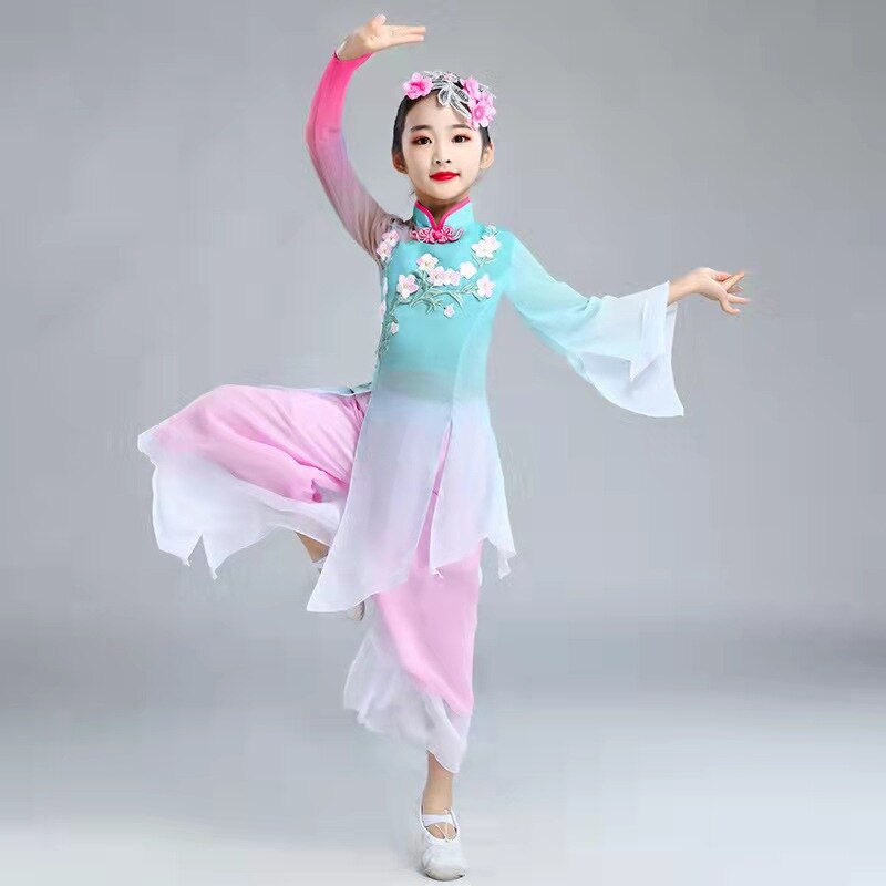 Ancient Fan Dance Wear Modern Dance Chinese Style ... – Grandado
