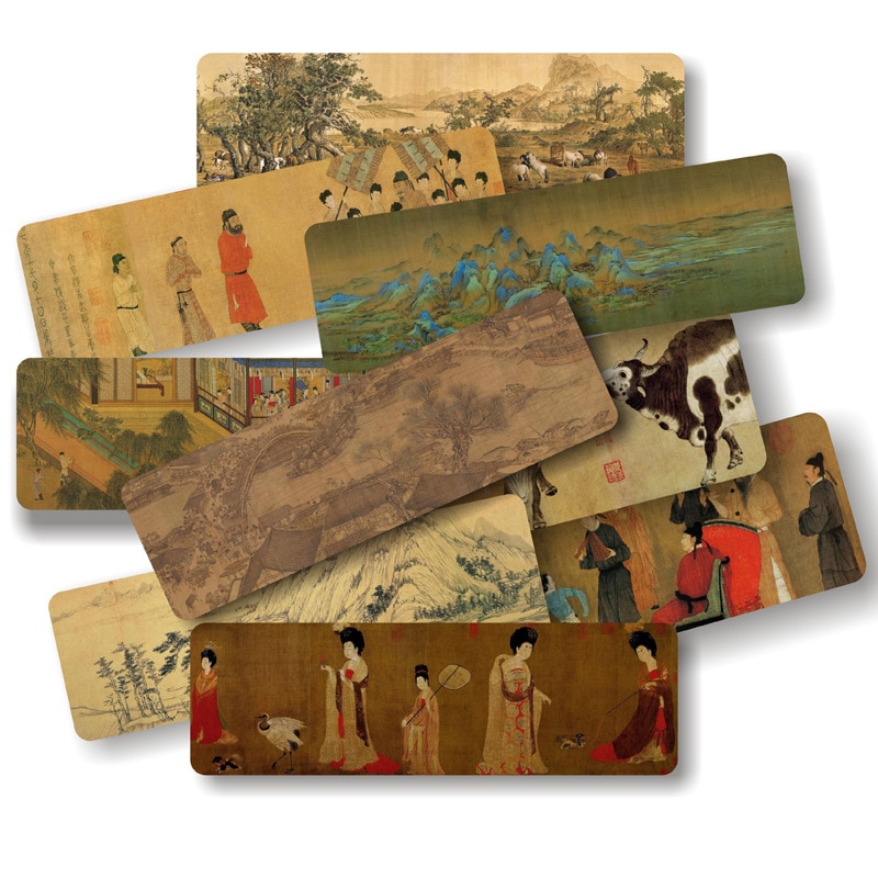 10 Pcs/Set Chinese Famous Paintings Paper Bookmark... – Grandado