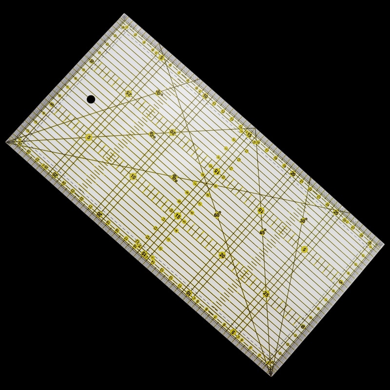 Multi-purpose Patchwork Cloth Quilting Ruler DIY Garment Cutting Ruler ...