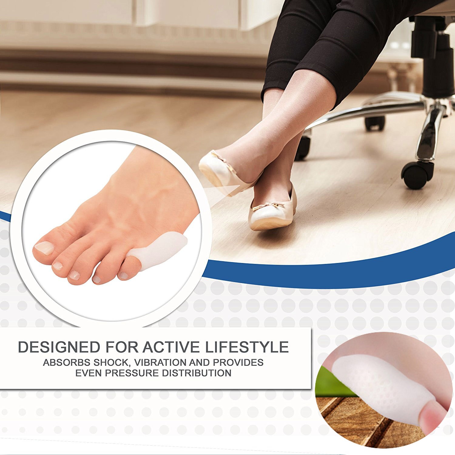 6pcs Bunion Protector Corrector Silicone Gel Littl... – Grandado