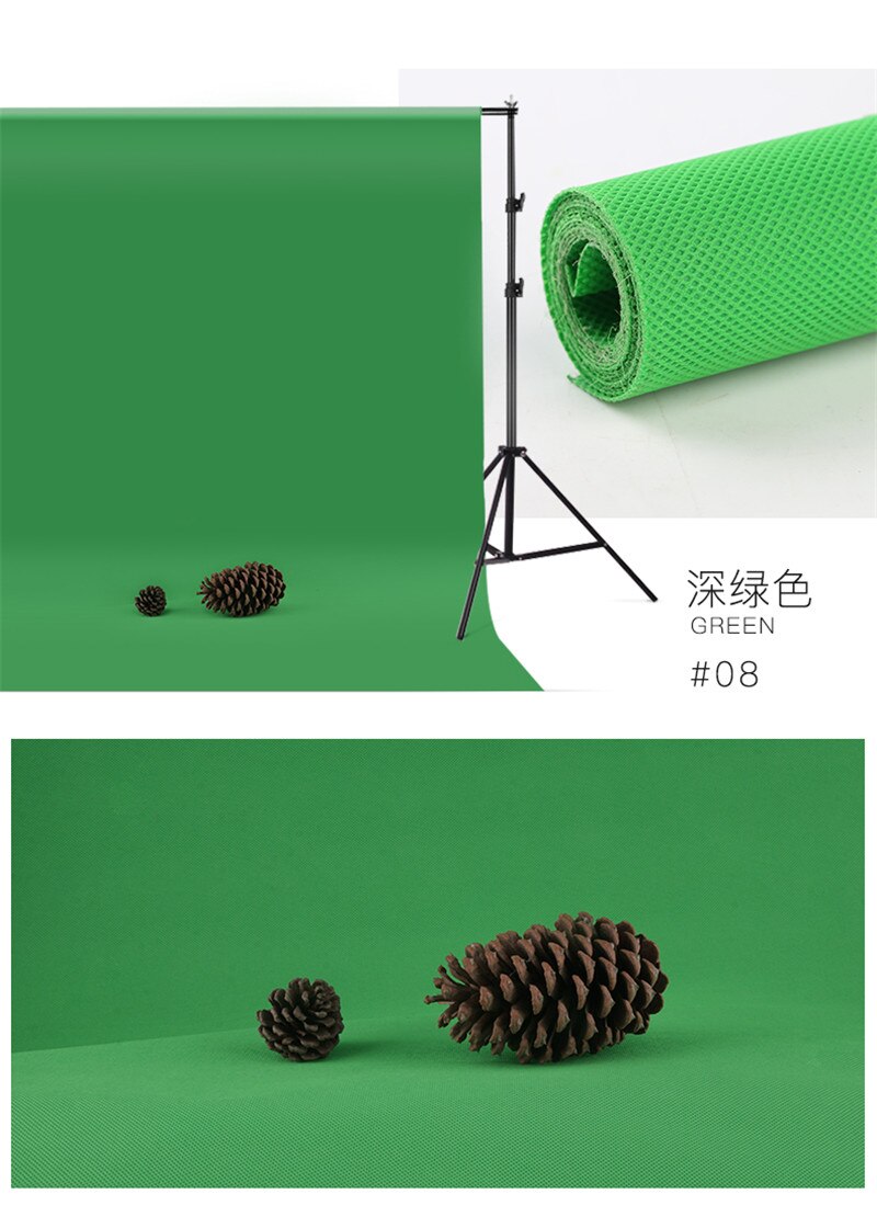 Non-Woven Green Color Photography Backdrops Video ... – Grandado