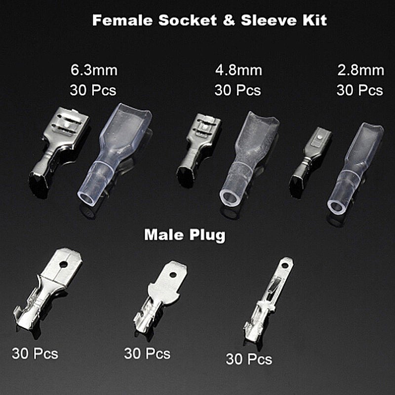 270PCS Female Male Cable Lugs Automotive Splice Cr... – Grandado