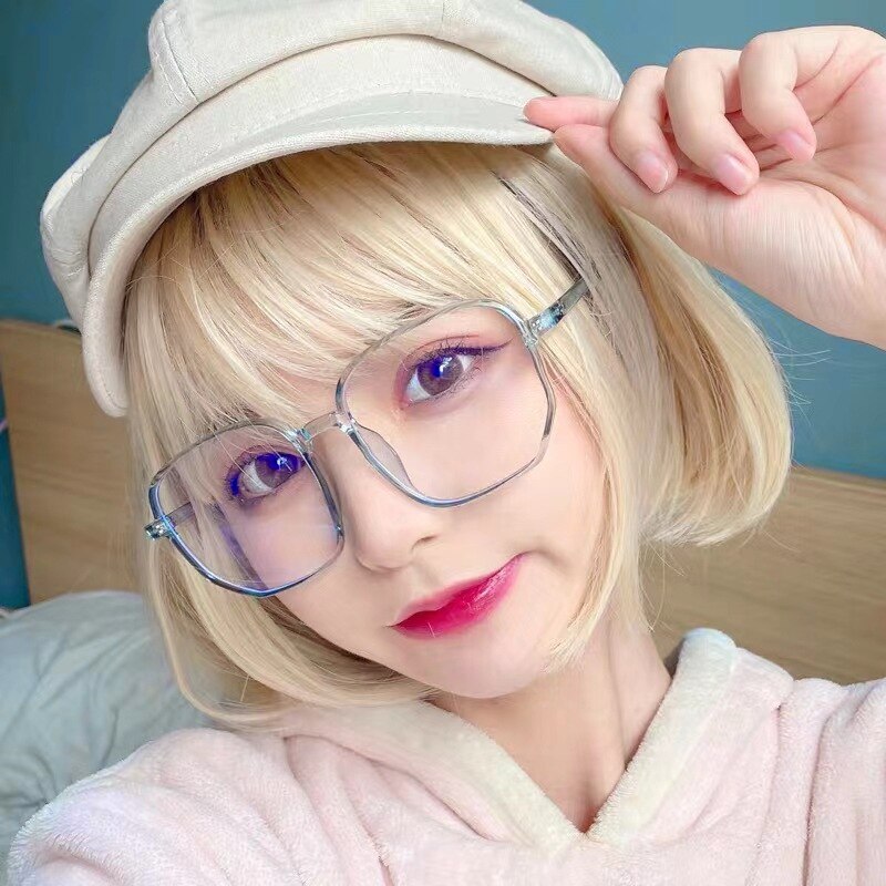 1Pair Blue Light Glasses Clear Regular Computer Ga... – Grandado