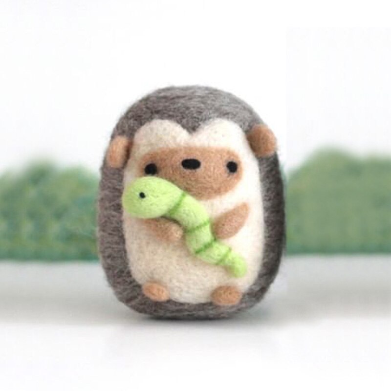 DIY Handmade Needle Beginner Animal Hedgehog Wool ... – Vicedeal