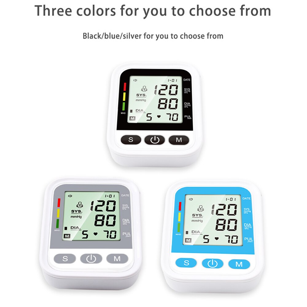 Arm Automatic Blood Pressure Monitor LCD Digital S... – Vicedeal