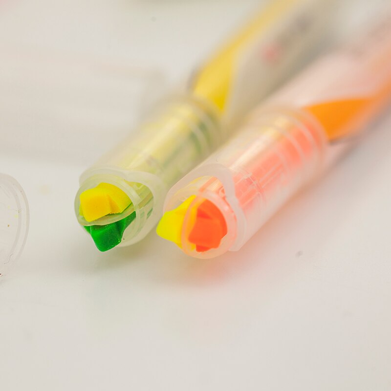 5 pcs/Lot Dual color highlighter Fluorescent pen m... – Grandado