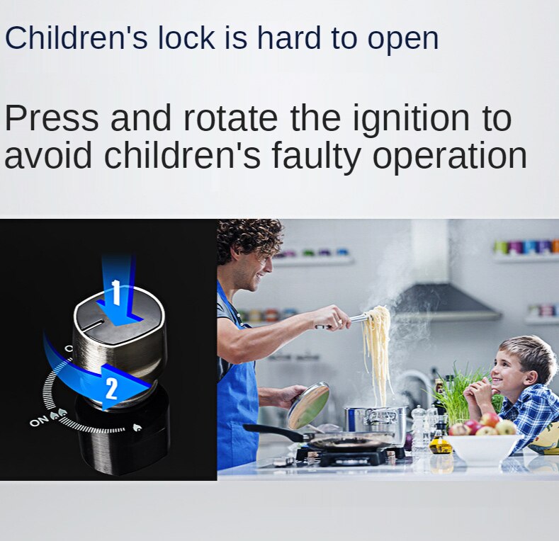 Built-in household double-head natural gas gas sto... – Vicedeal