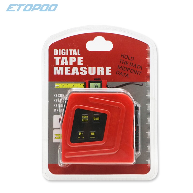 ETOPOO 5M Large LCD Digital Tape Measure Digital D... – Grandado