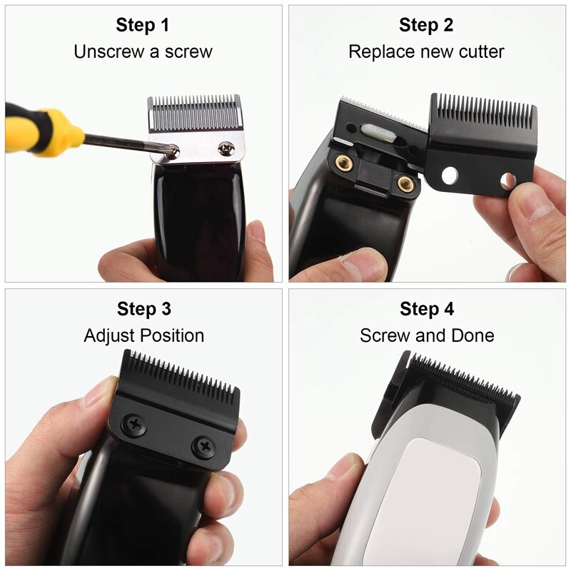 2 Sets Hair Clipper Replacement Blade Adjustable H... – Grandado