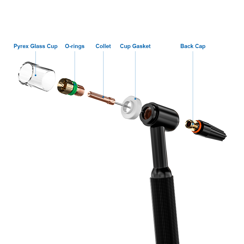 10Pcs Durable Welding Torch TIG Gas Lens Glass Cup... – Grandado