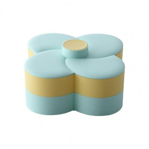 Flower Shape Snack Tray Double Layer PP Not Easily... – Grandado