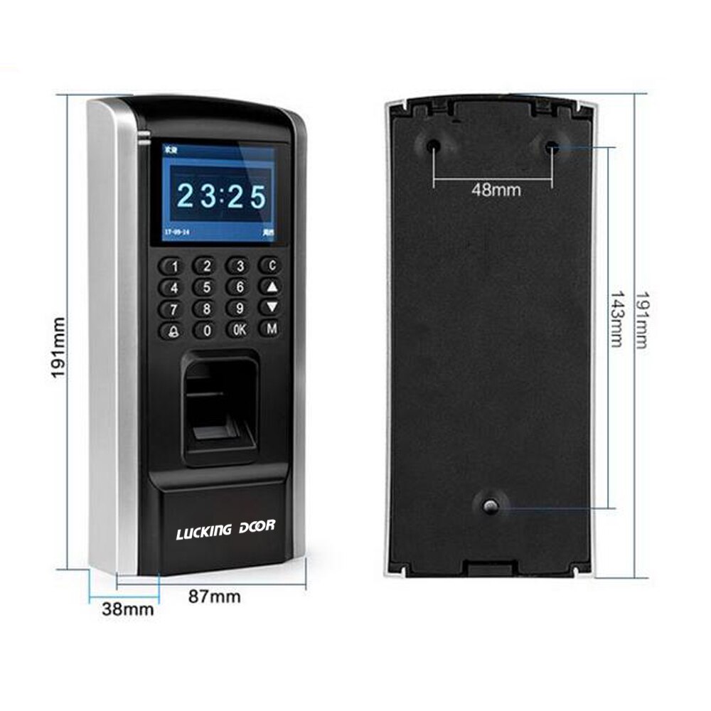 Keypad fingerprint access control employee attenda... – Vicedeal