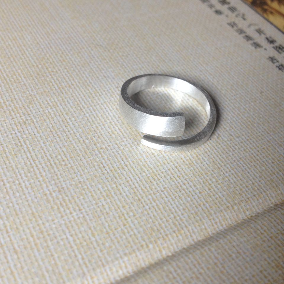 Bijoux Boho Silver Color Open Rings for Women Lady... – Grandado