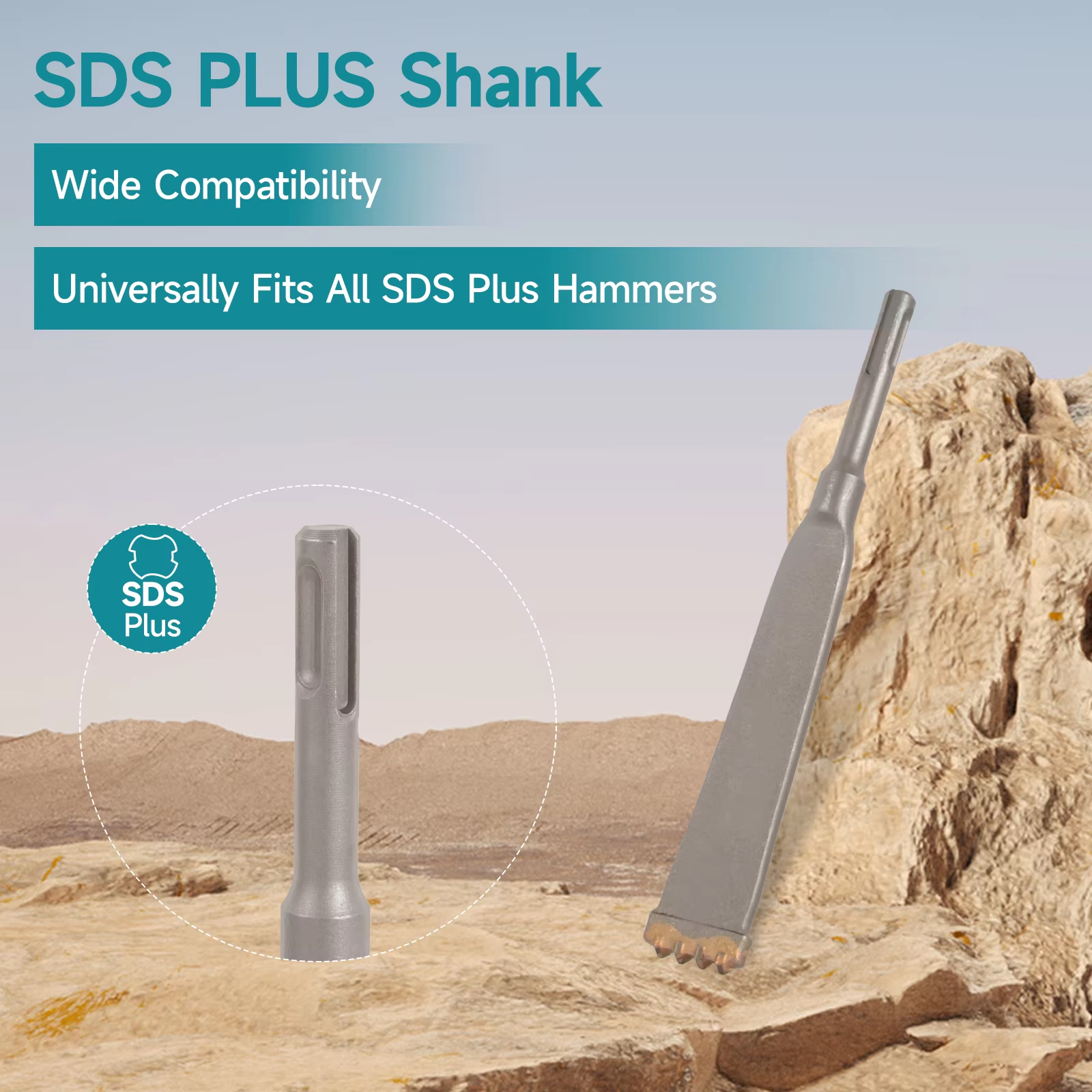 SDS PLUS Shank Electric Hammer 4Tooth Carbide Tung... – Grandado
