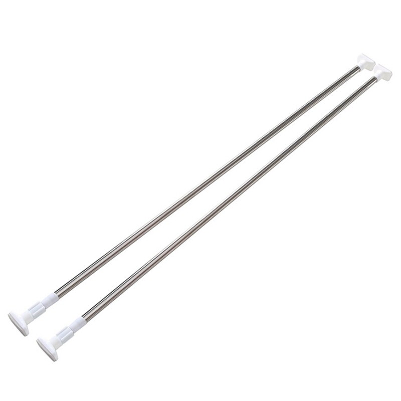 Stainless Steel Adjustable Curtain Rod Tension Rod... – Grandado