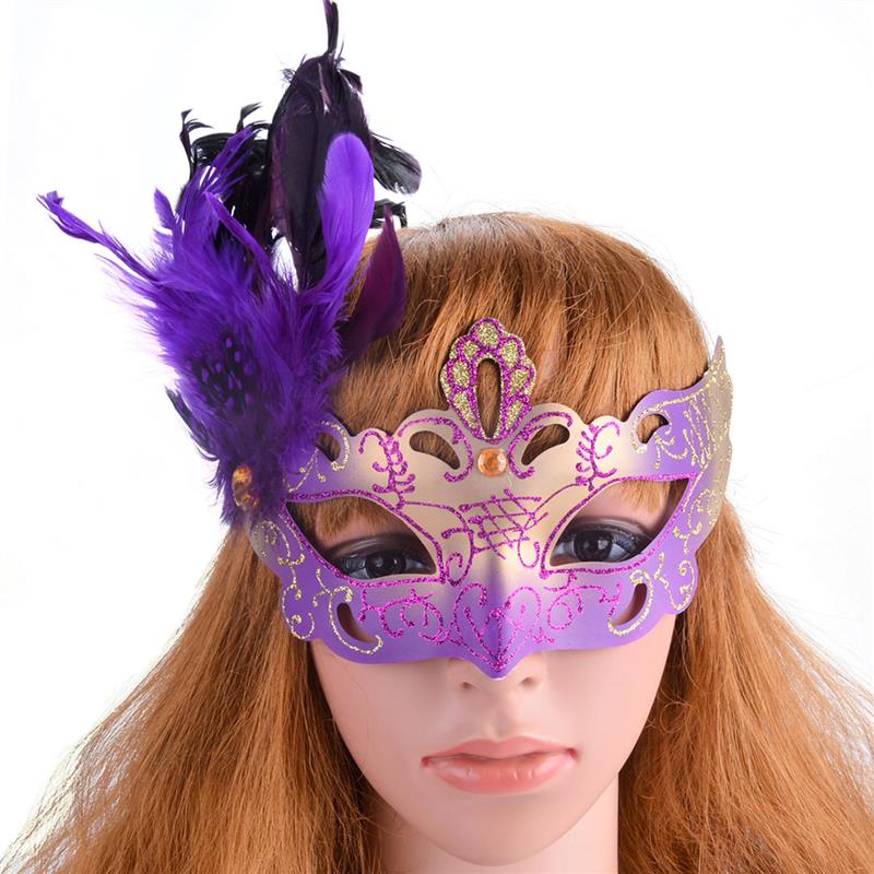 FunPa Venetian Stylish Mask For Women Feather Lady... – Vicedeal