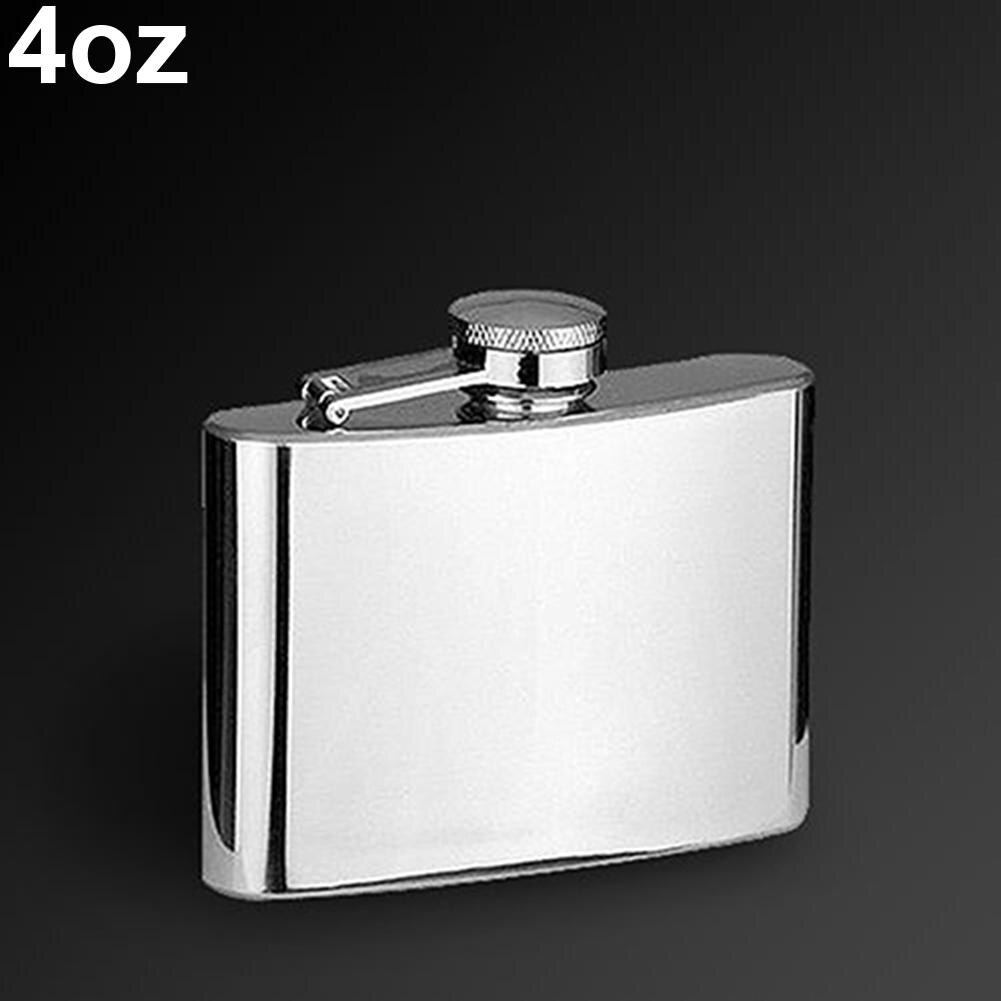 Stainless Steel Whiskey Pocket Hip Flask Wine Liqu... – Vicedeal