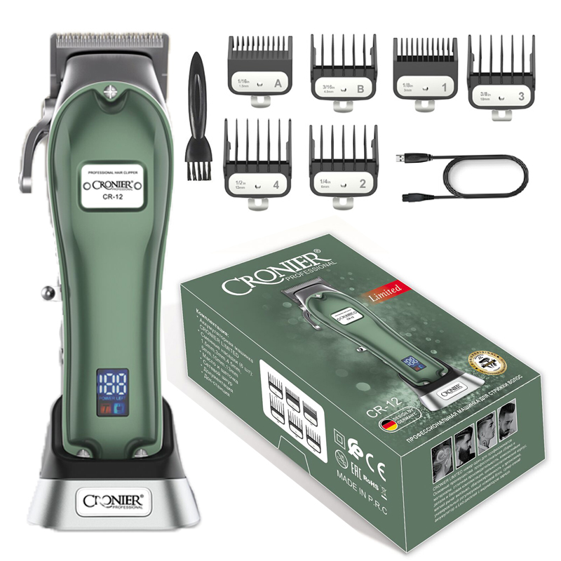 Verstelbare Cordless Professionele Tondeuse Kapper... – Grandado