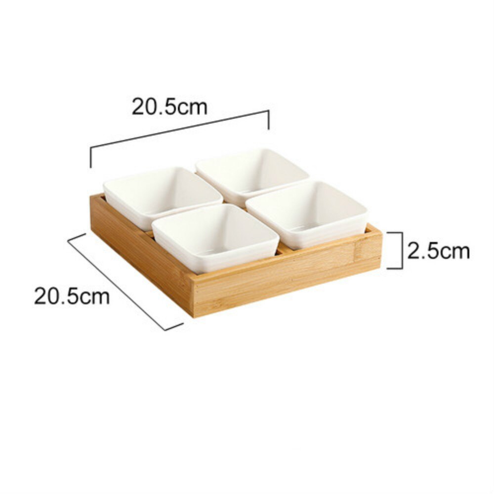 Simple compartment candy box home dried fruit box ... – Grandado