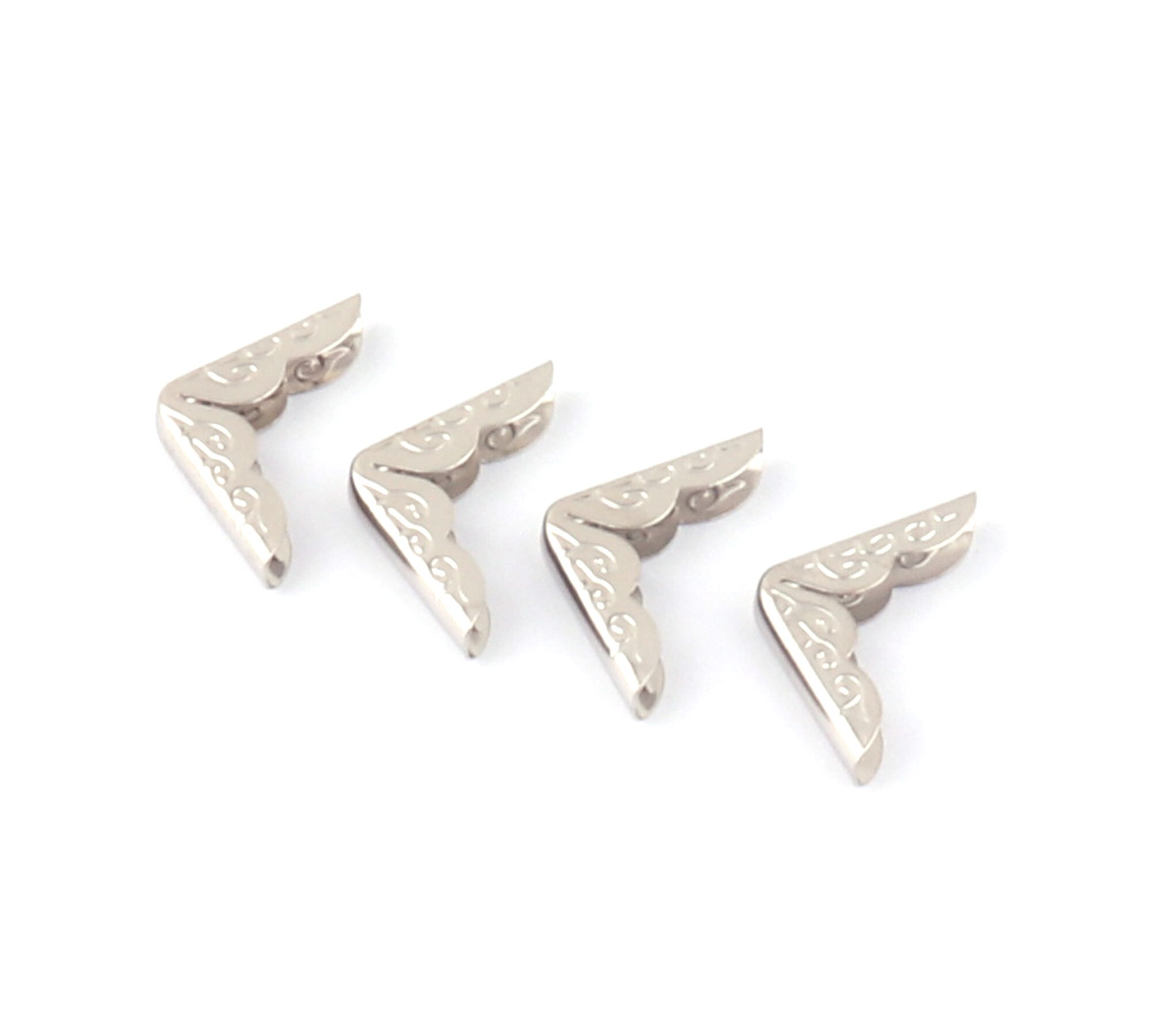 21mm Silver Corner Protectors Metal Corners with R... – Vicedeal