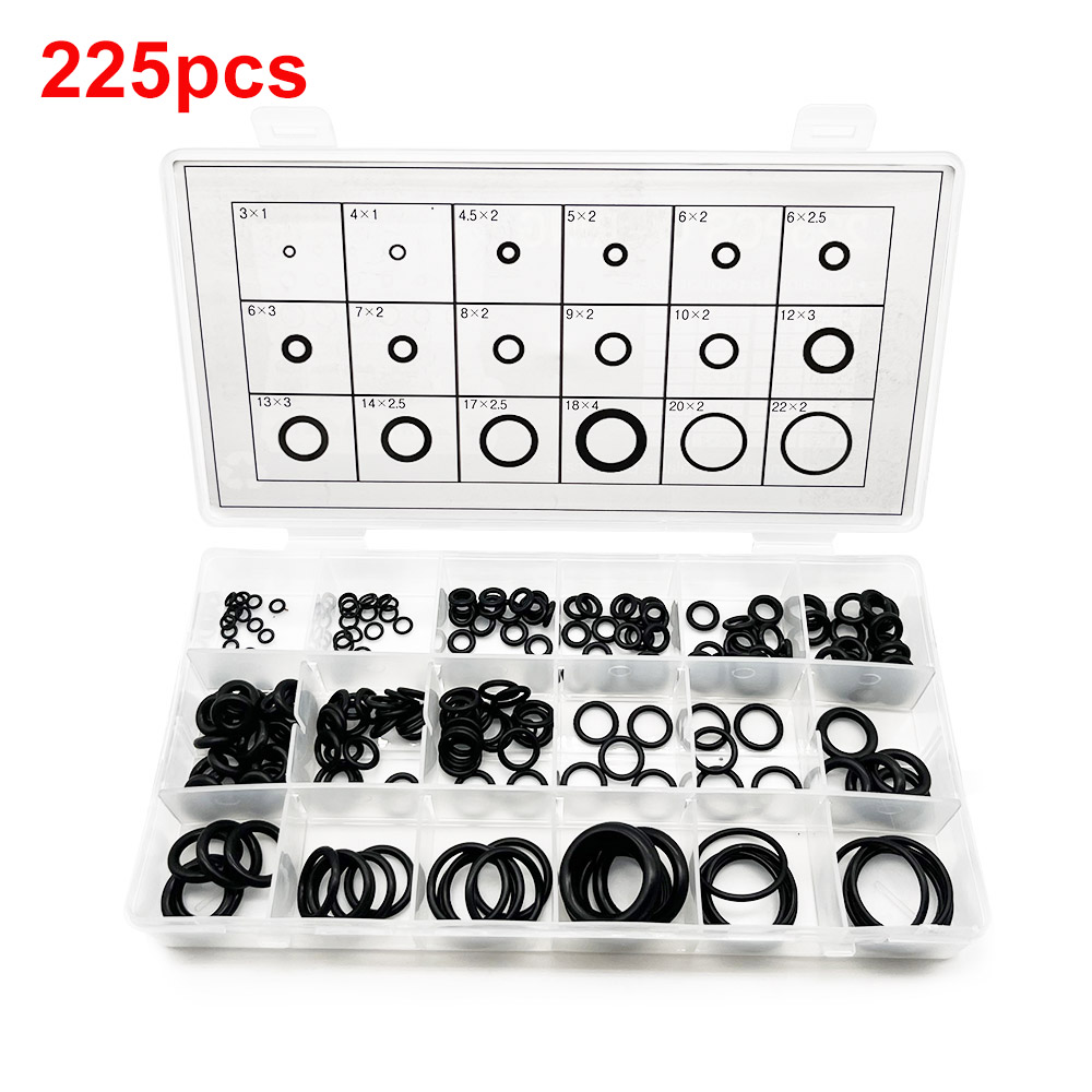 225/270/530Pcs Rubber O-Ring Gasket Repair Kit NBR... – Grandado