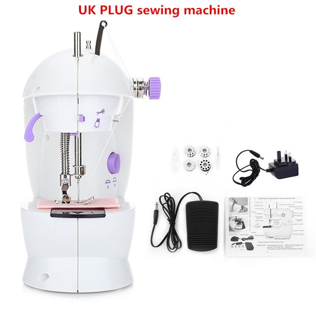Mini Electric Handheld Sewing Machine Dual Speed A... – Grandado