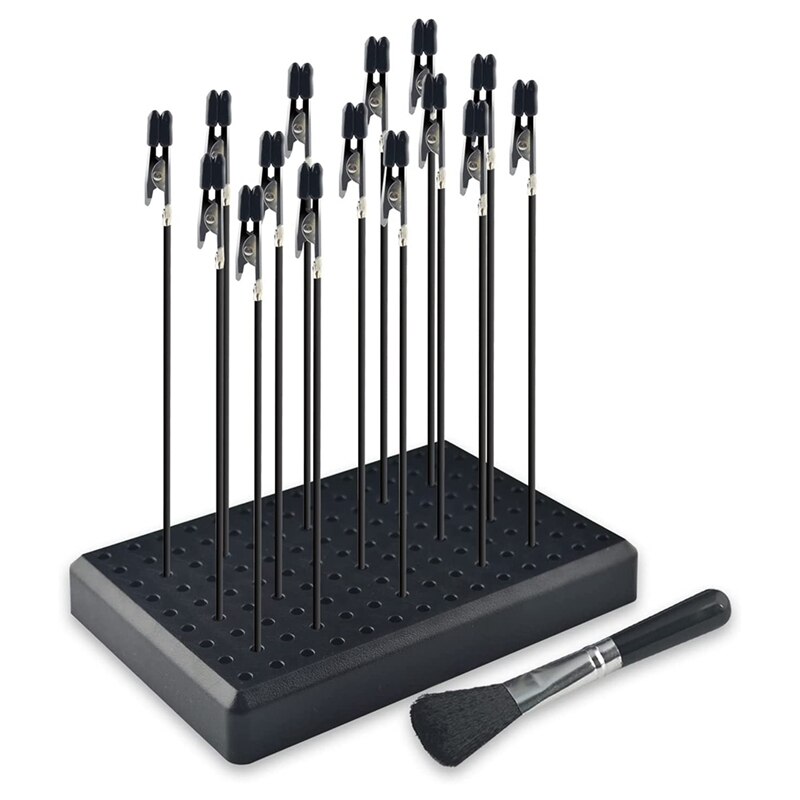 15 Pcs Alligator Clip Sticks Met Base Houder Model... – Grandado