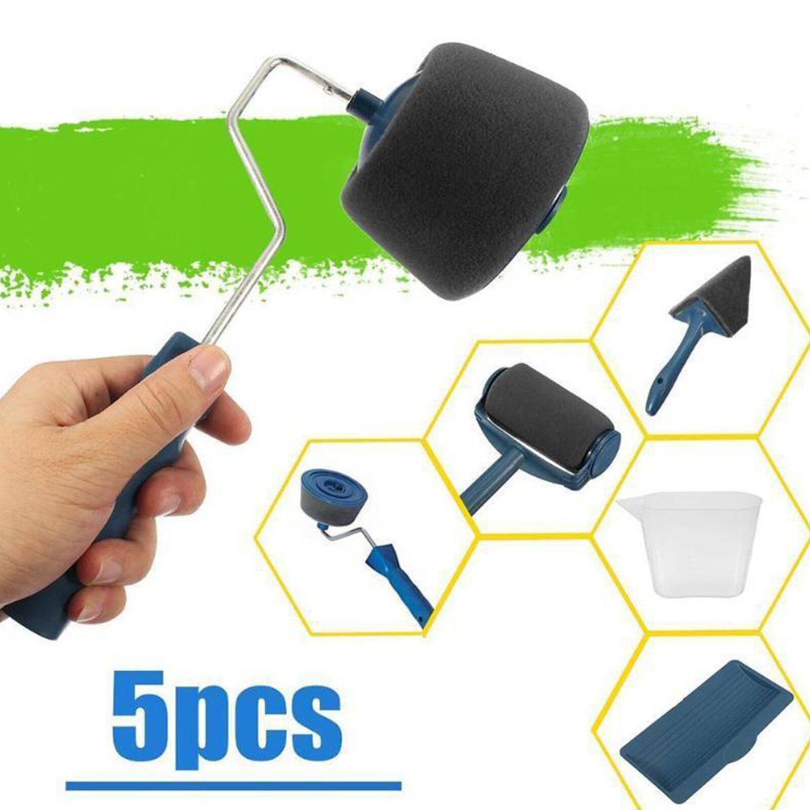8pcs Wall Decorate Painting Roller Brush Set Paint... – Vicedeal