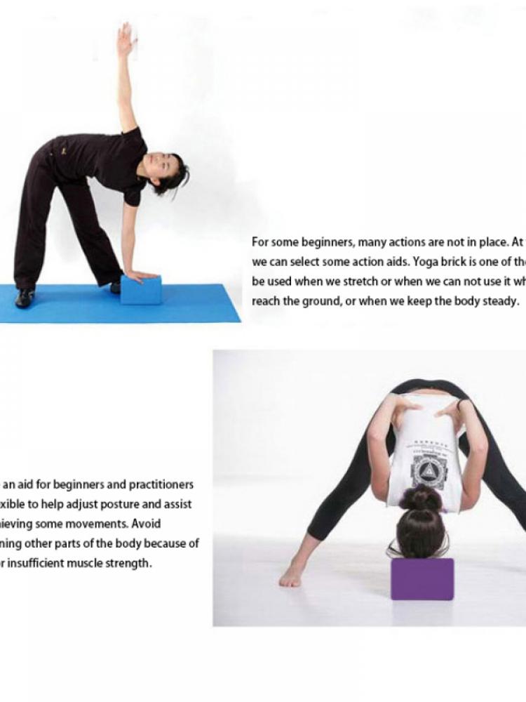 Eva Sports Fitness Yoga Mat Pillow Fitness Block Y... – Grandado