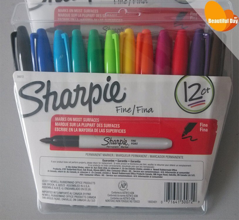 Package 12 24 color American sanford sharpie perma... – Vicedeal