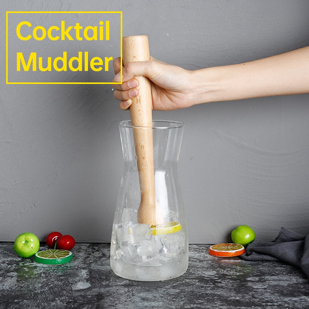 Cocktail Muddler Bar Wooden Mojito Masher Ice Crus... – Vicedeal