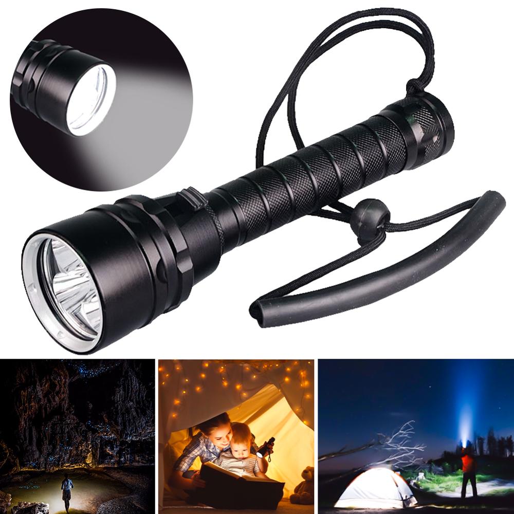 Diveing Super Bright Flashlight T6LED IP68 Highest... – Vicedeal