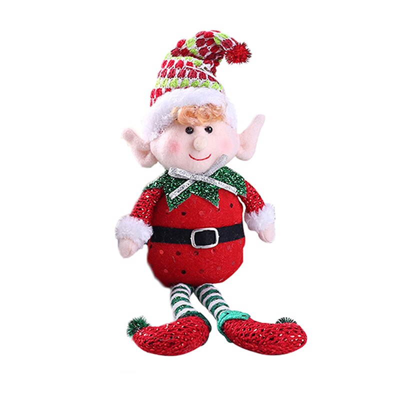 Kerst Decoratie Pop Leuke Lange-Legged Elf Pop Rod... – Vicedeal
