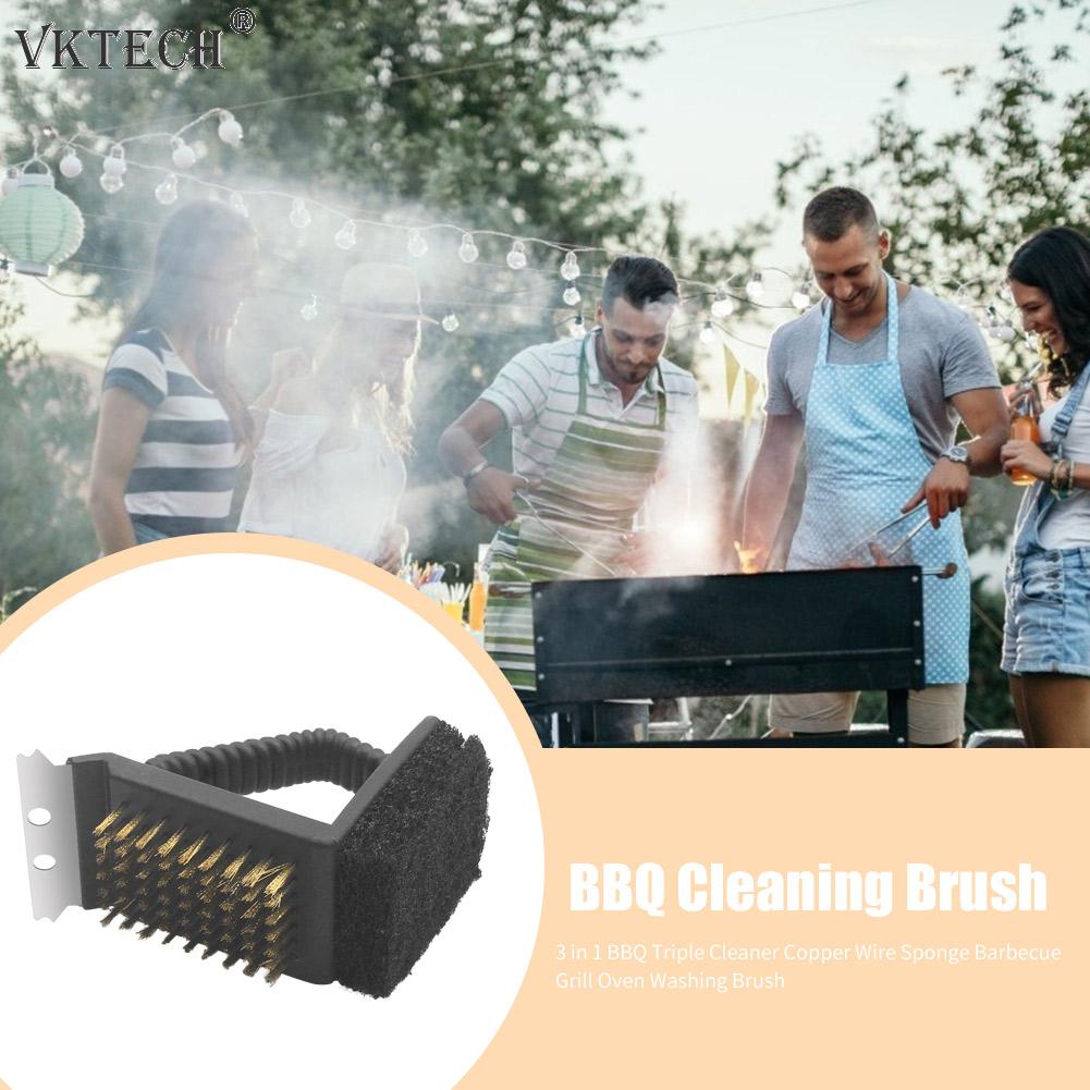 3 In 1 Bbq Borstel Bbq Picknick Triple Cleaner Keu... – Vicedeal