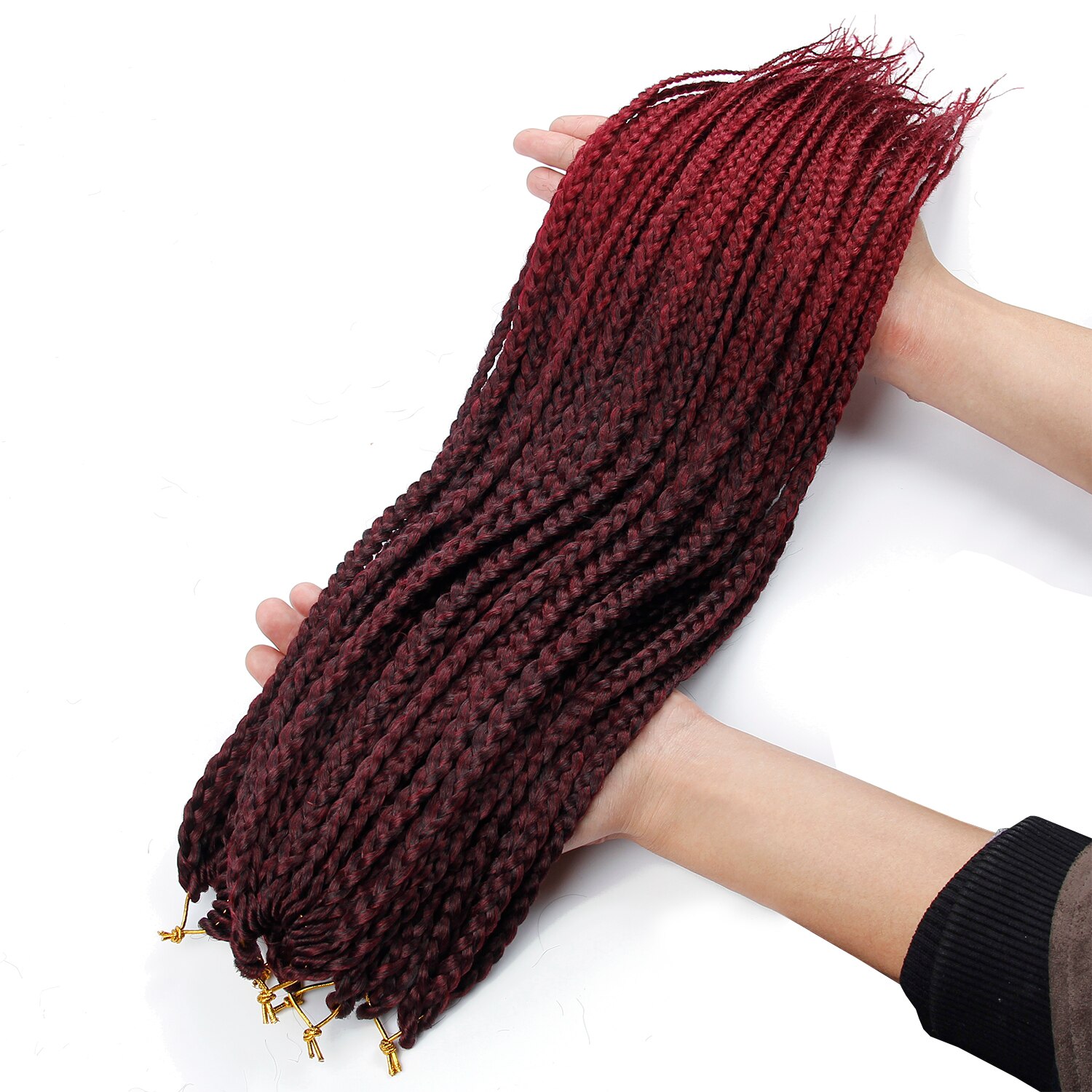 Box Braids Ombre Hair Extension Synthetic 22 Inch ... – Grandado