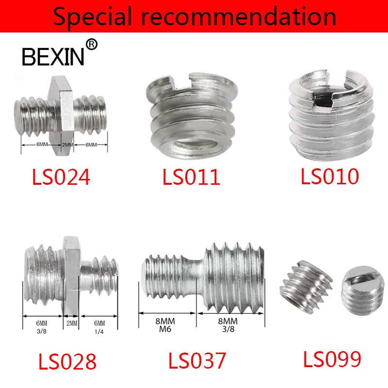 Camera Accessoires Schroef 1/4 3/8 M6 Conversie Sc... – Vicedeal