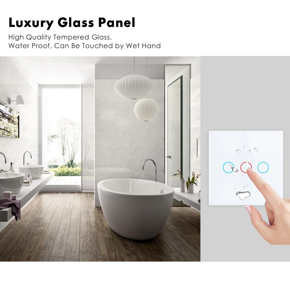 Smart Wifi Schakelaar Touch Light Switch App 433 R... – Vicedeal