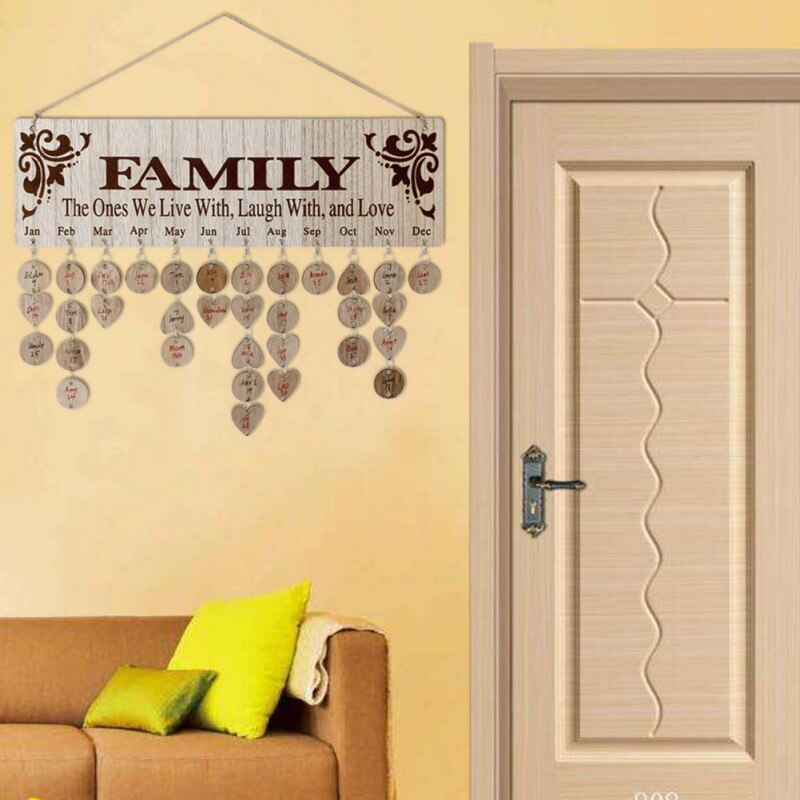 Birthday Home Decoration Family Birthday Board Rem... – Vicedeal