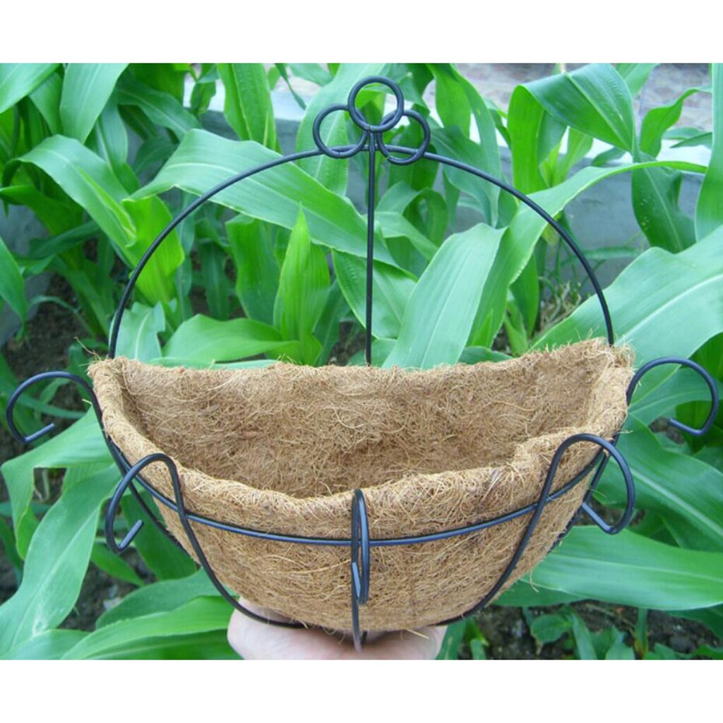 Half Round Planter Pot Wall Mount Hanging Coconut ... – Vicedeal