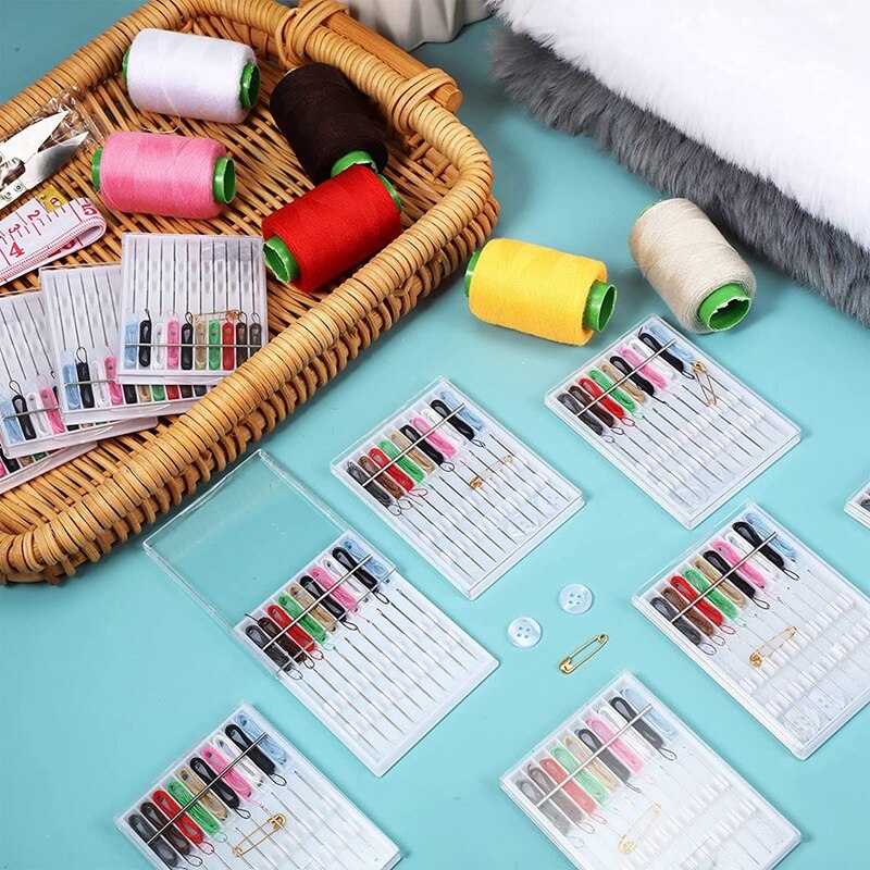 14 Boxes Mini Quick Fix Sewing Kit Easy Pre Thread... – Vicedeal