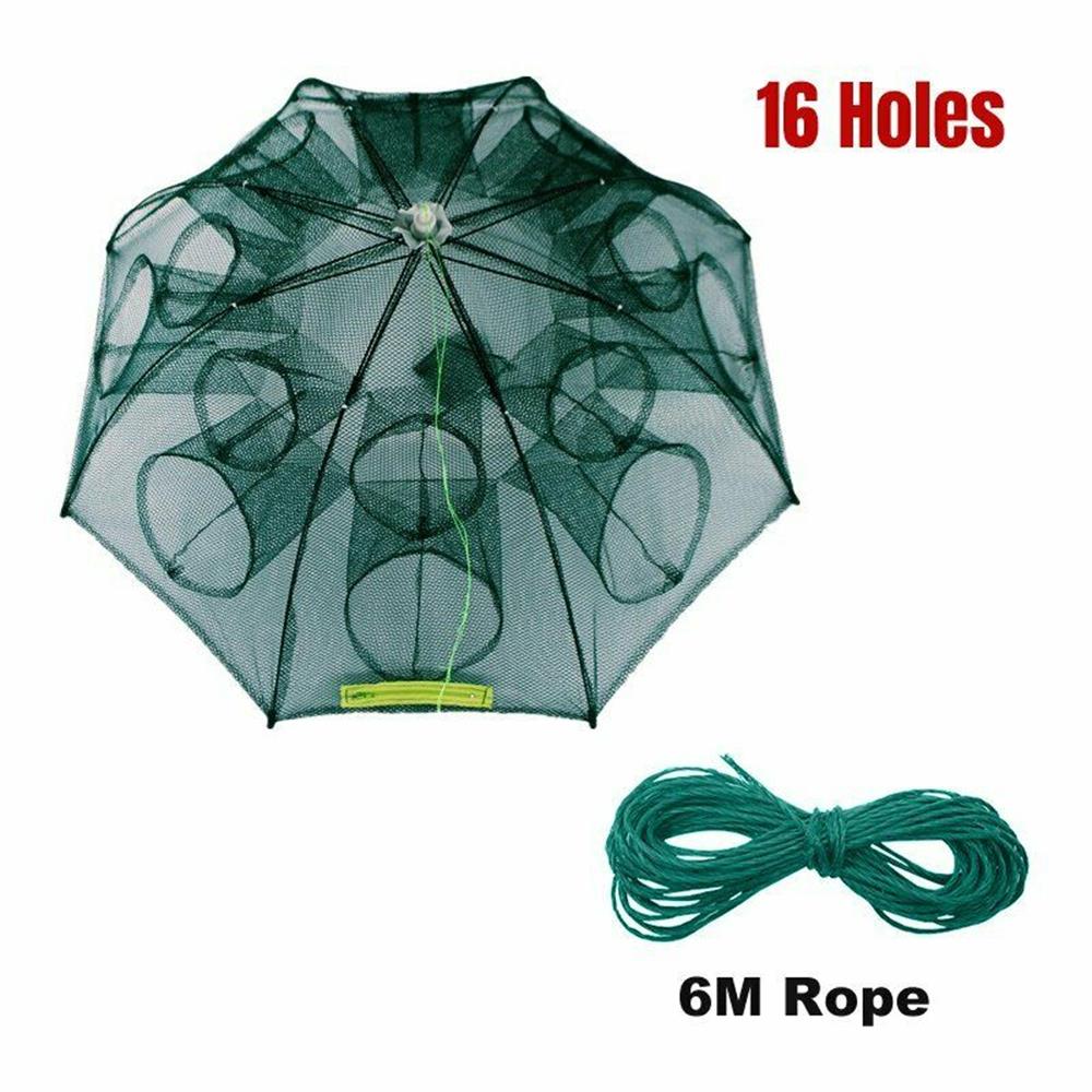 4/6/8/12/16 Holes Magic Fishing Trap Fish Net Nylo... – Grandado