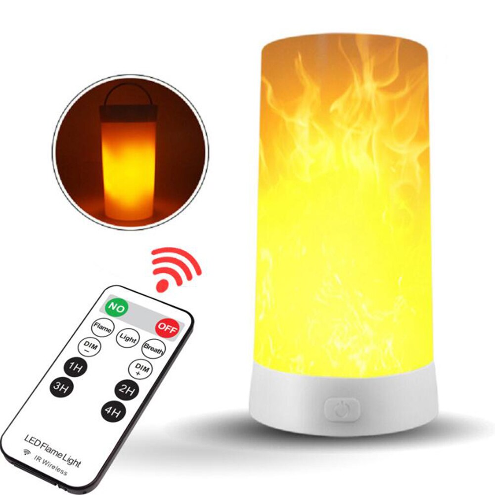 LED Flame Effect Light USB Rechargeable Outdoor Fl... – Grandado