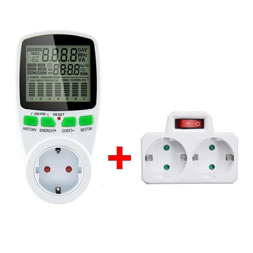 Eu Digitale Lcd Energy Meter Wattmeter Wattage Ele... – Vicedeal