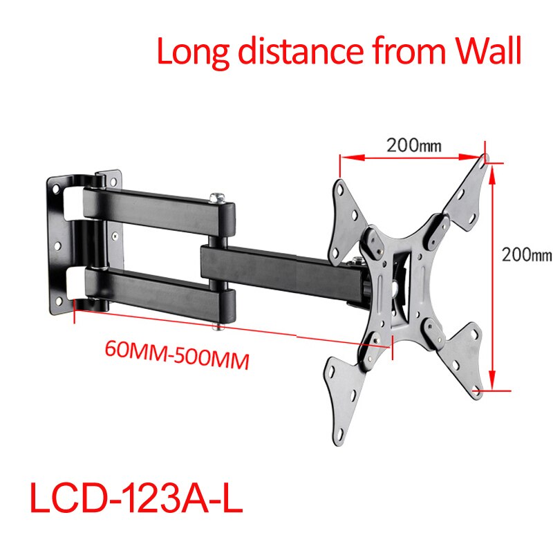 LCD-123A-L 27" 30" 37" retractable vesa mount stan... – Vicedeal