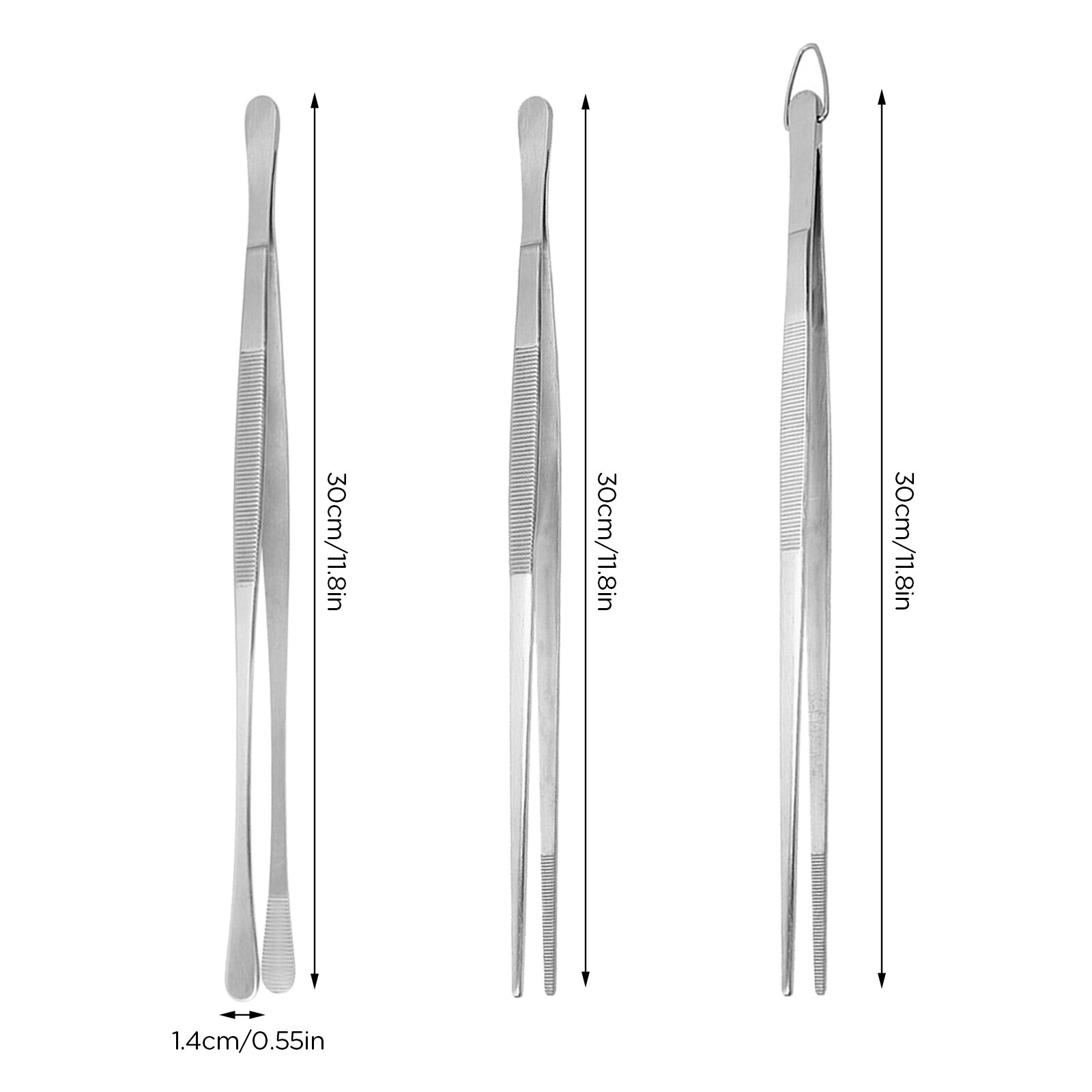 Pinzas multiusos de 12 pulgadas para comida, pinza... – Grandado